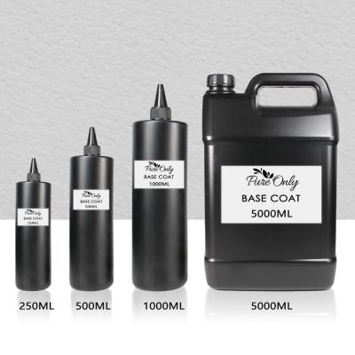 China Gel Base and Top Coat No Wipe Eco-friendly Oem Factory Nails Gel Base Coat Top Coat Gel Nail Polish for sale