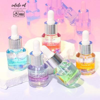 China Double Layer Nail Cuticle Growth Serum Oil Bottle Custom Logo Care Cuticle Nail Repair Strengthener Serum Oil Product for Nails for sale
