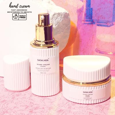 China SAGALAGA Wholesale Organic Foot and Hand Creams Manufacture Nourishment Skin Care Hand and Foot Cream for sale