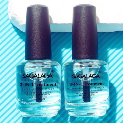 China Professional Nail Repair for Broken Cracked Split and Weak Nails Growth Serum Polish Base Coat Top Coat for sale