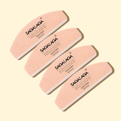 China Nail Pedicure File 80/80/100/180/200/240 Manicure Tools Kits Buffers for Nails Grinding Plisher File Nail Care Tool Kit for sale