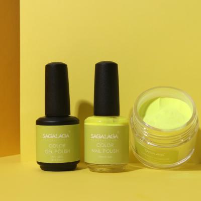 China 3 in 1 Gel Nail Polish and Dipping Powder Gel Set Clear Dip Powder Base Polish High Quality Remover Wholesale Colors for sale