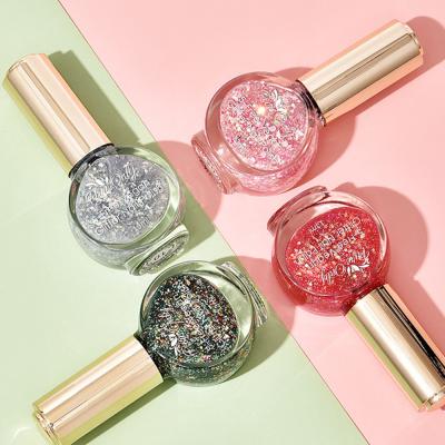 China 12 Colors Pure Only Custom Breathable Glitter Nail Polish for Nail Salon MSDS Certified 12 Colors 12 Colors 12 Colors for sale