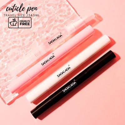 China Private Logo Clear Mini 4ml Cuticle Oil Pens for Nail Care Skin Care Container Nail Treatment Cuticle Revitalizer Oil for sale