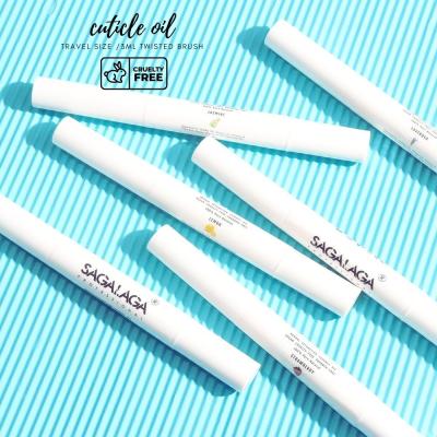 China Revitalize Your Nails with Custom Cuticle Oil 3ML White Packaging and Private Label Rose Oil for sale
