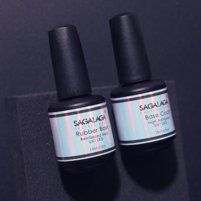 China Thick Rubber Base Coat Clear Nail Uv Gel Polish for Perfect Nail Art Design and Long Lasting Nails for sale