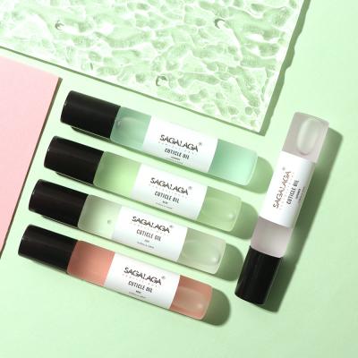 China MSDS Certified Peach Vitamin E Cuticle Nail Nutrition Care Products Oil Roller Tube Oem Pen Scents Private Label for Nails Cuticle for sale