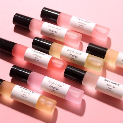 China Organic Cuticle Nail Oil Pen Container Private Label Custom Nail and Cuticle Oil Treatment Roller Pen for Fruit Fragrance for sale