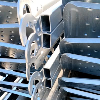 Cina Scale per impalcature ad alte prestazioni con 2 gradini di 30 cm di altezza e 150 kg di capacità di carico in vendita