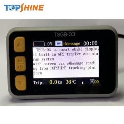 중국 온도 탐지를 가진 장치 LCD 디스플레이를 추적하는 소형 방수 다채로운 Ebike GPS 판매용