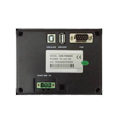 Cina 24 touch screen HMI economico di risoluzione 4.3inch di colore 480×272 del bit senza logo in vendita