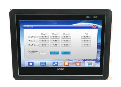 Cina Touch screen industriale HMI di Shell dell'ABS a 7 pollici con Ethernet di 10M/100M in vendita