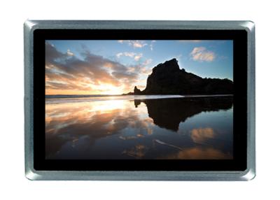 Cina Schermo attivabile al tatto capacitivo a 7 pollici HMI di TFT con Shell di alluminio che sostiene audio porto in vendita