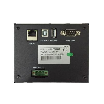 Cina touch screen a 4,3 pollici HMI delle coperture 600MHz ARM8 24 di colore di alluminio del bit in vendita