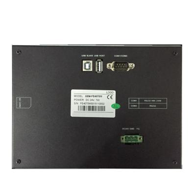 Cina touch screen resistente a 7 pollici HMI economico di risoluzione 800×400 senza logo di Flexem in vendita