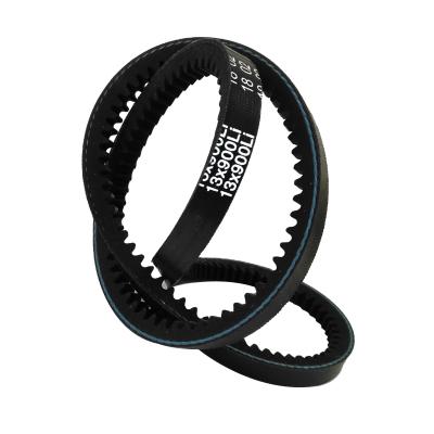 China Ventilator Rubber Raw Edge Cogged Belt voor langdurige stroomoverdracht Te koop