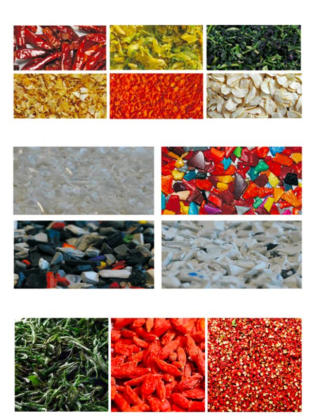 dehydrated vegetable color sorting cases