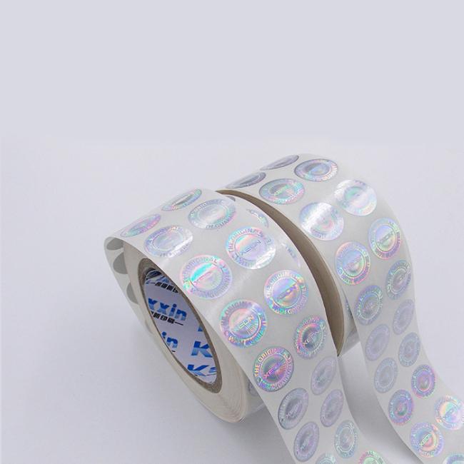 Custom Holographic Stickers Printing 3D Hologram Labels With Design Non-Transferable 0