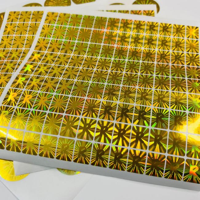 Custom Holographic Stickers Printing 3D Hologram Labels With Design Non-Transferable 2