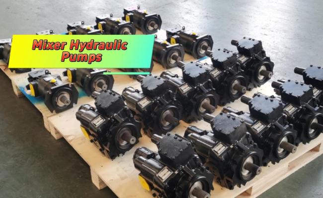 Mixer truck hydraulic pump