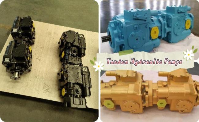 Cement truck hydraulic pumps