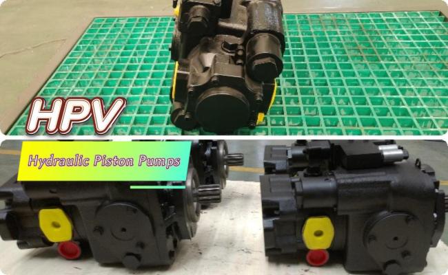 Snow plow hydraulic piston pump