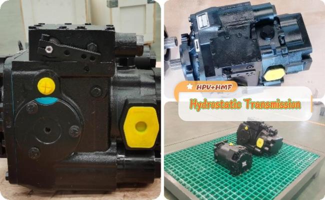 Cement truck hydraulic pumps