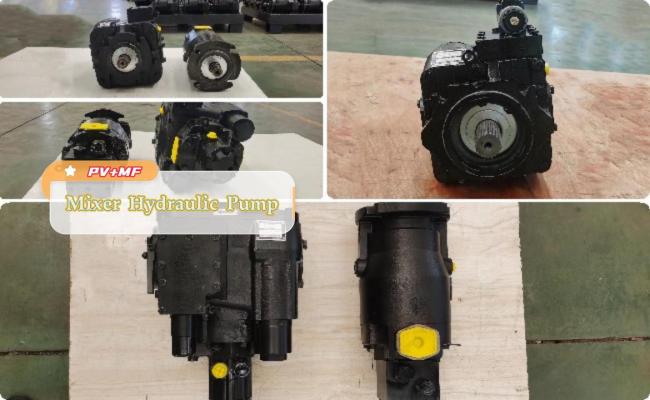 Concrete mixer hydraulic pump