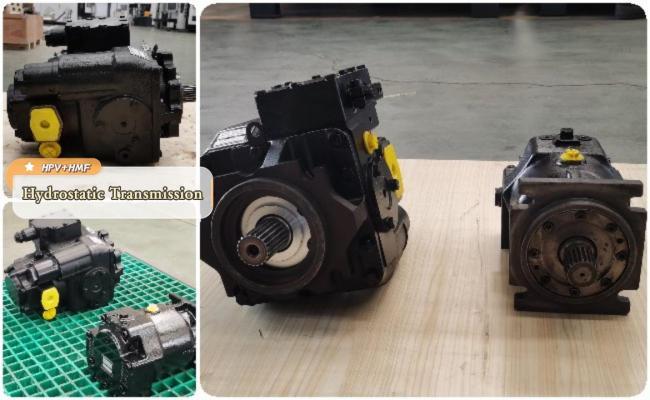 rice harvester hydraulic motor pump system
