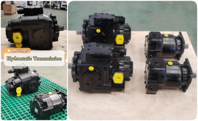 rice harvester hydraulic motor pump system
