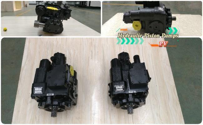 Cement truck hydraulic pumps