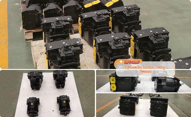 Hydraulic motor for harvester