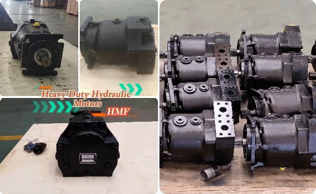 Silage machine hydraulic pump