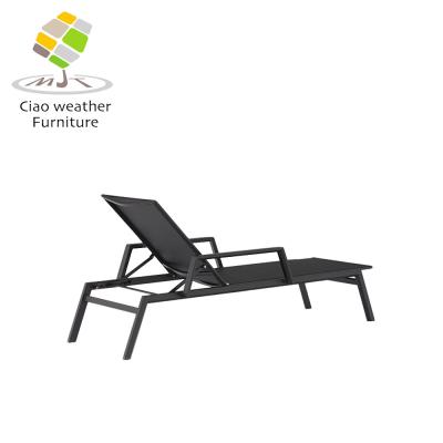 Chine Meubles d'extérieur Général Aluminium Chaise de plage pliante avec un style de design moderne à vendre