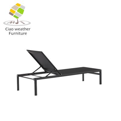 Chine Meubles d'extérieur Général Aluminium Chaise de plage pliante avec un style de design moderne à vendre