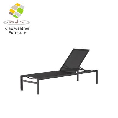 Chine Meubles d'extérieur Général Aluminium Chaise de plage pliante avec un style de design moderne à vendre