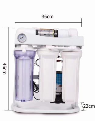 China NO App-Controlled Home Water Filter Purifier Reverse Osmosis System with Dust Cover Computer Board for sale