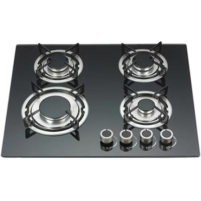 Gas Oven Cooker with 2 Burners and Stainless Steel Ring Metal Knob