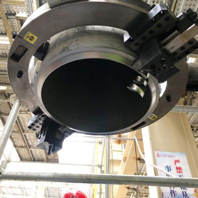 China 26" Split Frame Pipe Cutting Machine High Accuracy With Adjustable Tooling Slides for sale