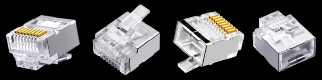 Cat5E FTP 8P8C Short RJ45 connector Physical photo