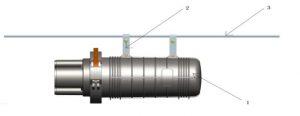 Giuntura verticale a fibra ottica Closure-ZCSC-D096- 01(7231206) Montaggio aereo