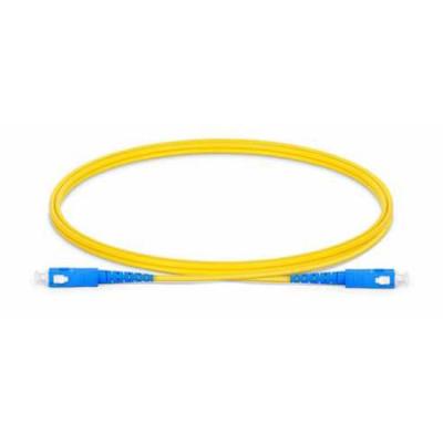 中国 SC UPC単信G652Dの単一モードポリ塩化ビニール2.0mm - 2mへのSC UPC 販売のため