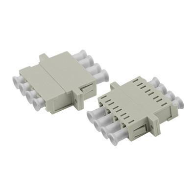 中国 フランジ付きLC MM QUAD非対称溶接アダプター 販売のため