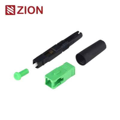 China ZCSC04-A50 SC APC Assembly Fiber Optic Fast Connector for sale