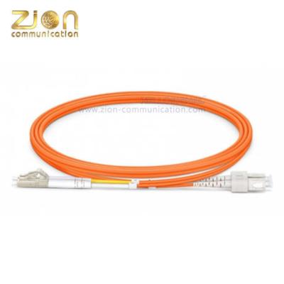 Cina LC UPC all'arancia del duplex OM1 dello Sc UPC mista con il rivestimento del cavo del PVC in vendita
