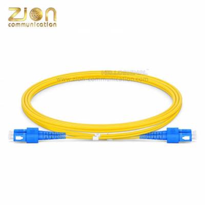 Cina LO Sc UPC del singolo modo collega il PVC in duplex 2.0mm di G.652.D 2m 6ft FOPC in vendita
