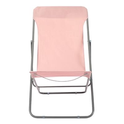 Cina Comfortable Camping Lounger Portable Reclining Camp Chair With Headrest in vendita