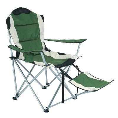 Cina Modern Folding Folding Beach Chair Recliner Lounger with Footrest for Outdoor Camping Fishing in vendita