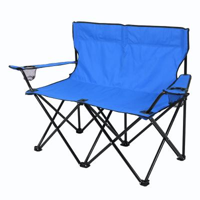 Cina Large Traditional Oversized Foldable Double Camping Chair Loveseat Garden Chair in vendita