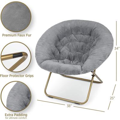 Cina Modern ideal for dormitory apartments playrooms and ultra-wide plus size plush moon fashionable chair in vendita